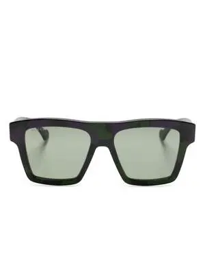 Gucci Rectangle-frame Tinted Sunglasses