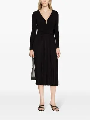 NISSA Pleated Midi Dress