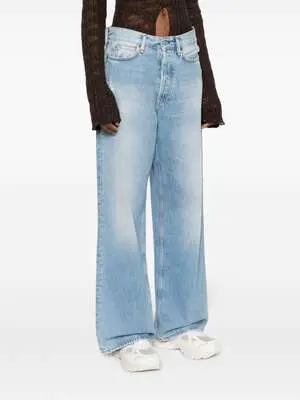 Acne Studios High-rise Wide-leg Jeans - Blue