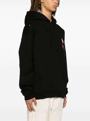 MEMBERS OF THE RAGE Logo-print Distressed Hoodie