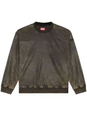 DIESEL® Coated Crewneck Sweatshirt