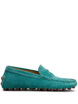 TOD'S Gommino Suede Loafers - Blue