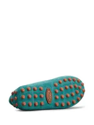 TOD'S Gommino Suede Loafers - Blue