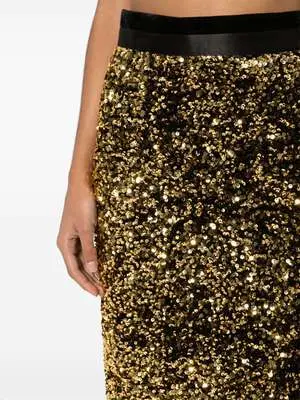 STYLAND Sequin-embellished Maxi Skirt