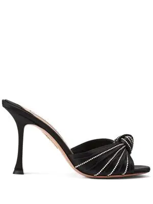 Aquazzura Knot Detailing Mules Clogs For Women