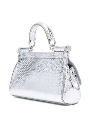 Dolce & Gabbana Sicily Tote Bag - Silver