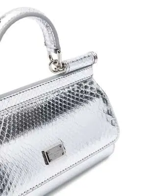 Dolce & Gabbana Sicily Tote Bag - Silver