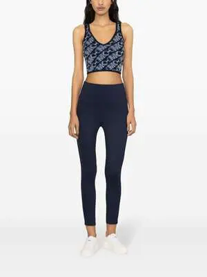 Michael Kors Monogram Cropped Tank Top