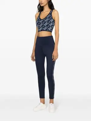 Michael Kors Monogram Cropped Tank Top
