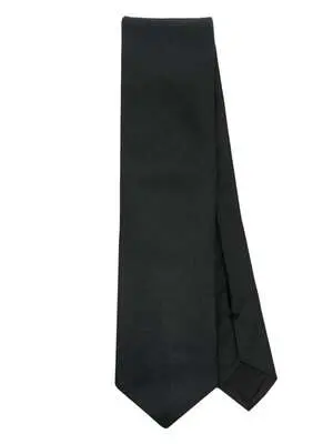 Versace Medusa Silk Neck Tie - Black
