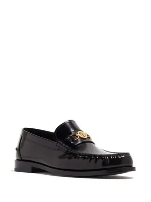 Versace Medusa '95 Leather Loafers - Black