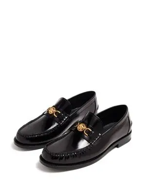 Versace Medusa '95 Leather Loafers - Black