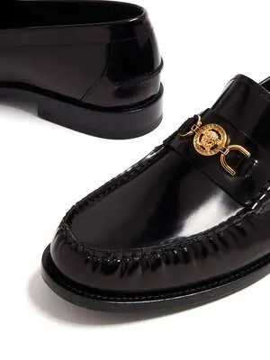 Versace Medusa '95 Leather Loafers - Black