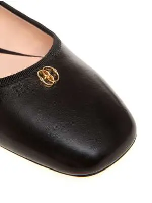 Bally Rina Leather Ballet Flats