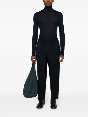 JIL SANDER Elasticated-waistband Trousers - Blue
