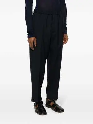 JIL SANDER Elasticated-waistband Trousers - Blue