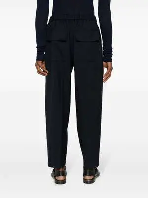 JIL SANDER Elasticated-waistband Trousers - Blue