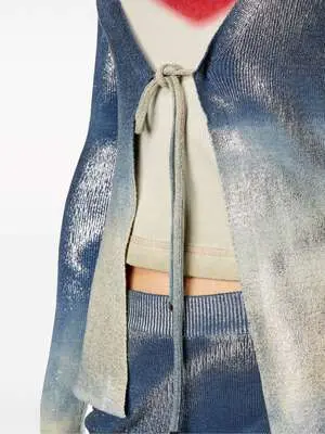 DIESEL® M-isolde Faded Cardigan - Blue