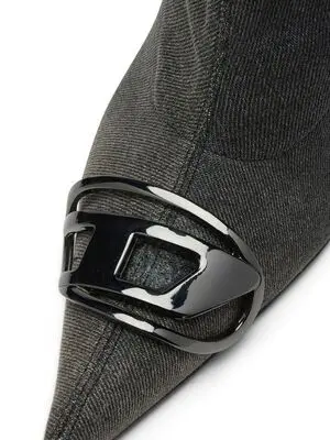 DIESEL® D-venus Kb 90mm Denim Knee-high Boots