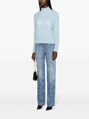 Versace Barocco Straight-leg Jeans