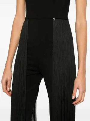 NISSA Fringed Strapless Jumpsuit