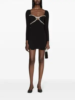 SELF-PORTRAIT Bow-detail Mini Dress