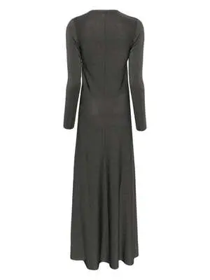 MRZ Lurex Flared Long Dress