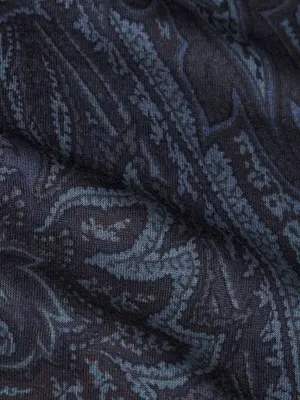 Etro Paisley-print Short-sleeve T-shirt - Blue