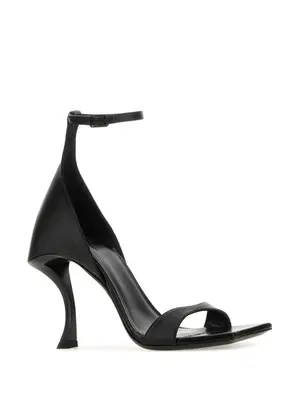 Balenciaga Hourglass 100mm Leather Sandals