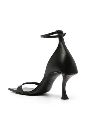 Balenciaga Hourglass 100mm Leather Sandals