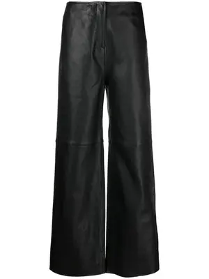 TOTEME Straight-leg Leather Trousers
