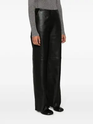 TOTEME Straight-leg Leather Trousers