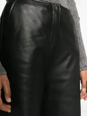 TOTEME Straight-leg Leather Trousers