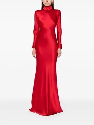 Michelle Mason Open-back Gown
