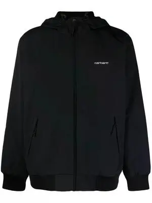 Carhartt Work In Progress Sail Hooded Jacket - Black