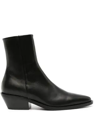 A.emery Hudson Leather Ankle Boots