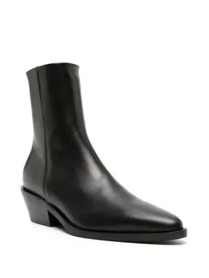 A.emery Hudson Leather Ankle Boots