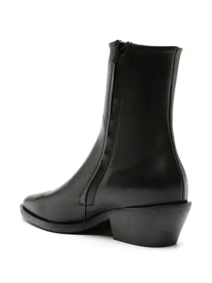A.emery Hudson Leather Ankle Boots
