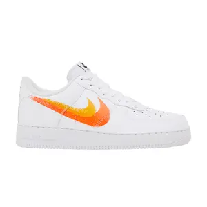 Nike Air Force 1 '07 'spray Paint Swoosh' Sneakers - White