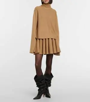 Khaite Sree Wool-blend Turtleneck Sweater