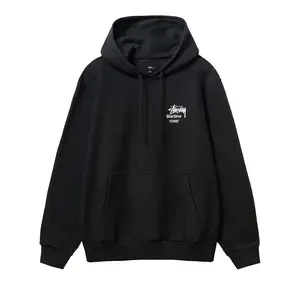 StÜssy X Martine Rose Collage Pigment Dyed Hoodie - Black