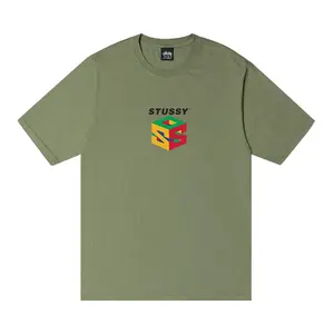 StÜssy S64 Pigment Dyed Tee 'artichoke - Green