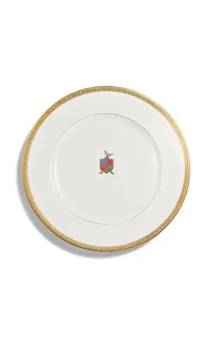 Tiffany & Co. Crest Bone China Dinner Plate - White
