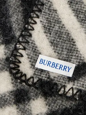 Burberry Checked Wool Scarf