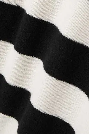 BARRIE Sofia Coppola Embellished Striped Sweater