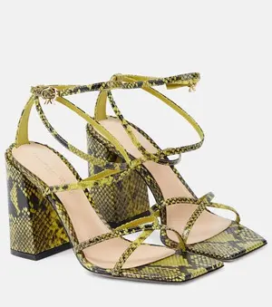 GIANVITO ROSSI Leather Sandals - Green