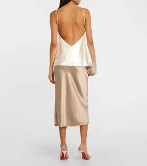 DANIELLE FRANKEL Bridal Mel Wool And Silk Camisole