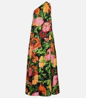 La DoubleJ Roy Printed Silk Voile Maxi Dress