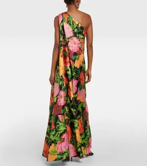 La DoubleJ Roy Printed Silk Voile Maxi Dress