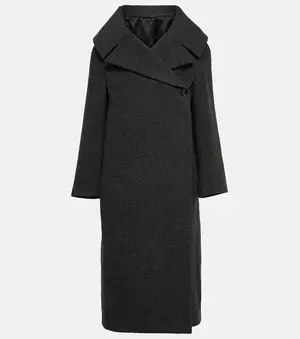 TOTEME Oversized Wool-blend Wrap Coat